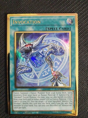 A422 YUGIOH SPELL CARD INVOCATION MGED-EN044 | eBay