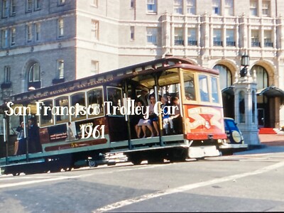 35mm slide San Francisco Cable Car - 1961 | eBay