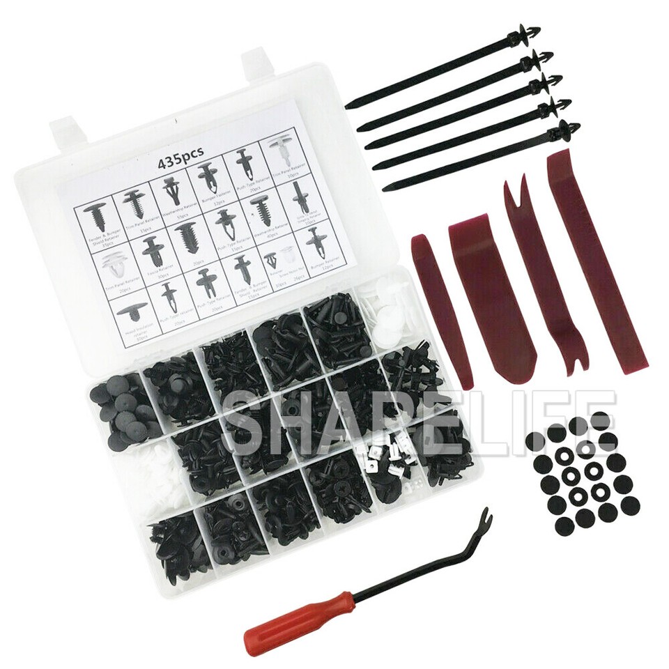 550x Car Trim Body Clips Kit Rivet Retainer Door Plastic Fastener Panel ...