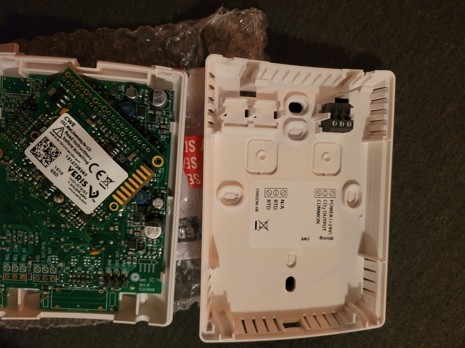 VERIS INDUSTRIES Environmental CWE CO2 Sensor wall mounting | eBay