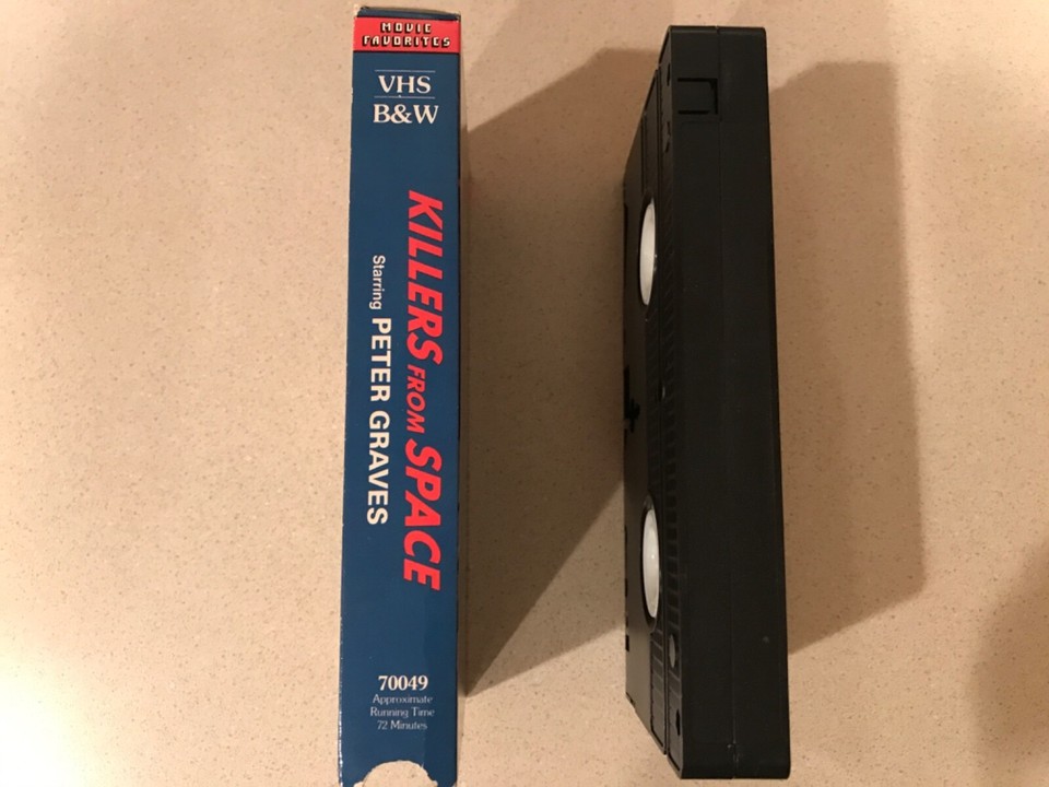 Killers From Space (VHS, 1991) Peter Graves, James Seay | eBay