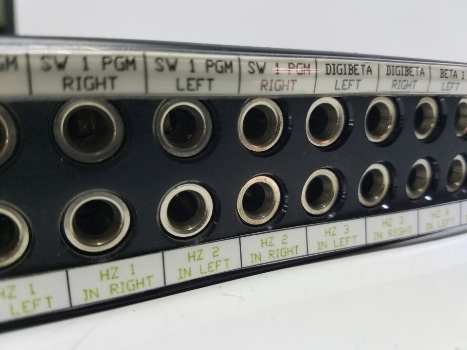 ADC 1/4” 48 Point TRS Pro Audio Patch Bay Rack Mountable PN: 4-26791 ...