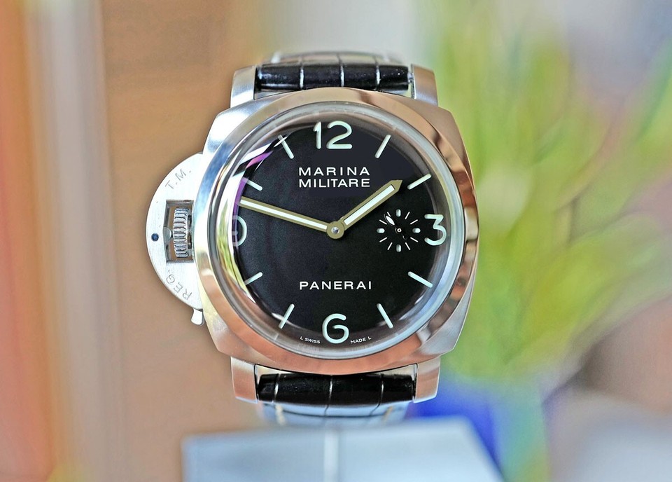 Panerai PAM 217 Marina Militare Destro Limited Edition 47mm Watch Ref ...