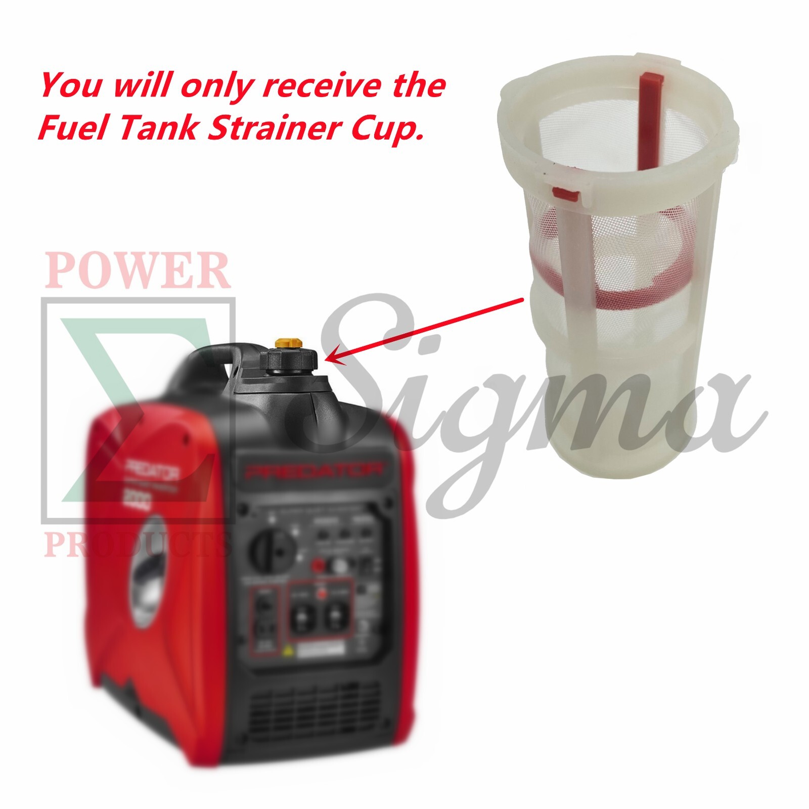 Fuel Tank Cup Strainer Filter For Predator Inverter Generator 1600 ...