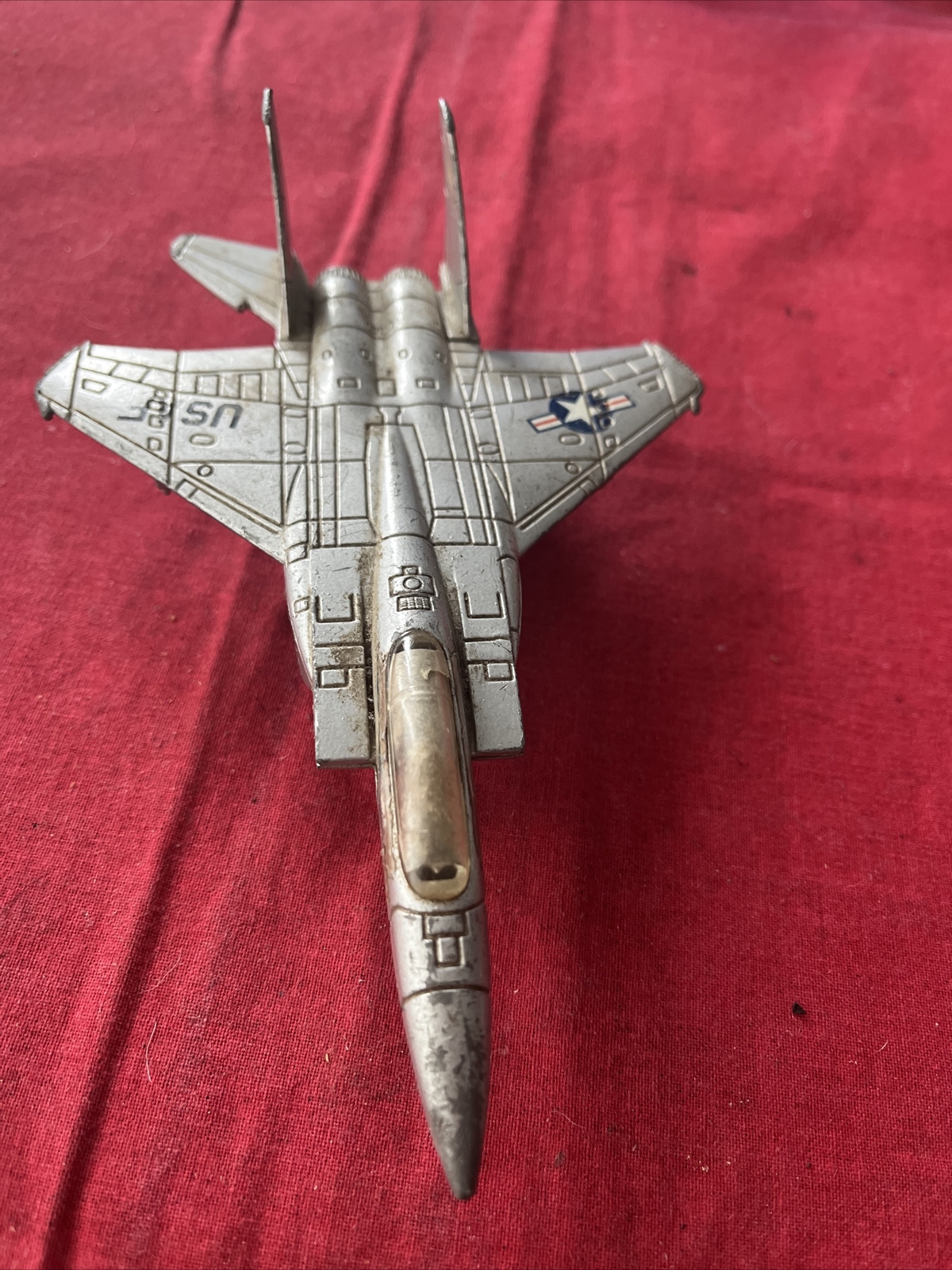 Ertl Plane Fighter USAF Jet Model F15 Metal Cast 7” Rare ERTL Vintage ...