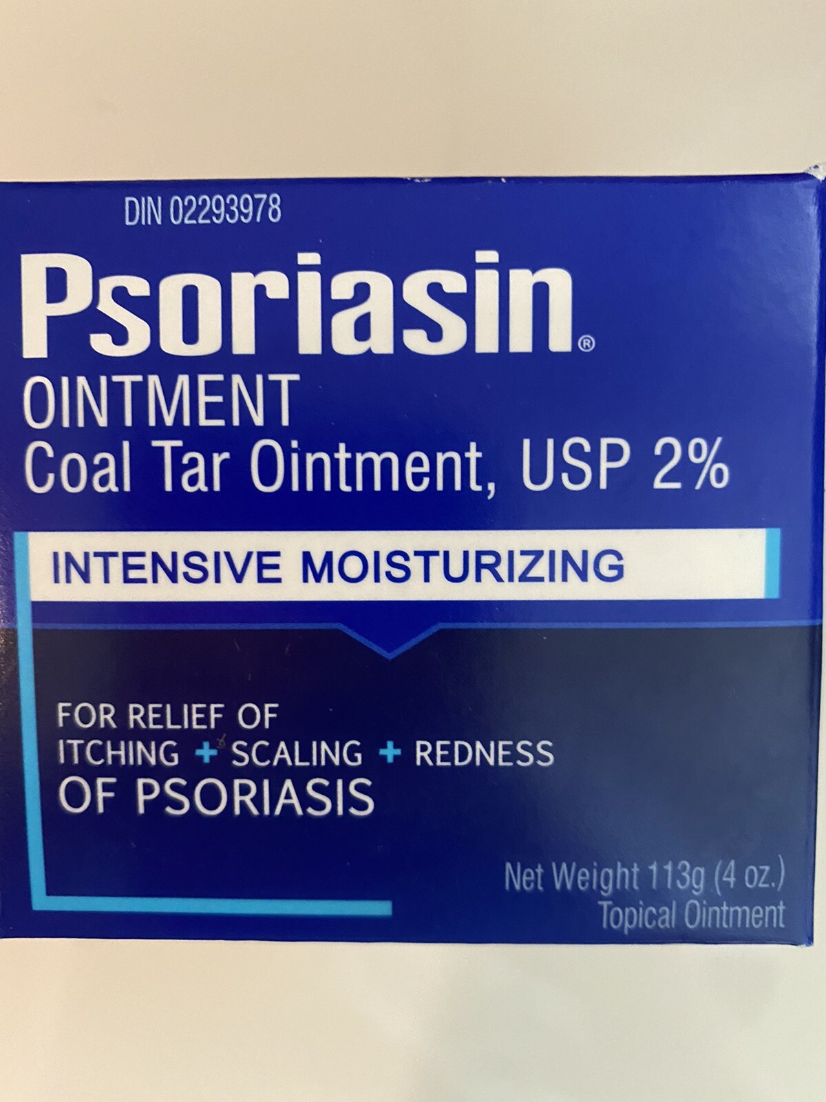 Psoriasin Coal Tar Topical Ointment 2 Psoriasis Fast Drying 113grams ...