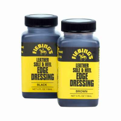 Leather Sole and Heel Edge Dressing Fiebings 118ml Available in Black ...