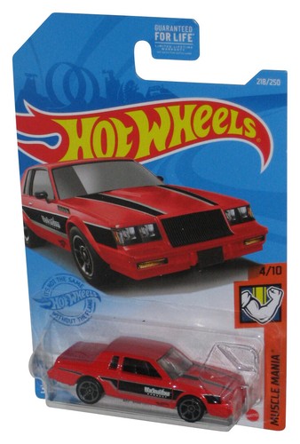 Hot Wheels Muscle Mania 4/10 (2020) Red '87 Buick Regal GNX Toy Car 218 ...