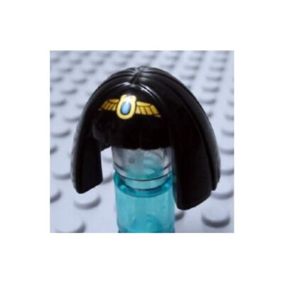 LEGO - Minifig, Hair Female, Smooth w/ Bangs & Gold Diadem - (Egyptian ...