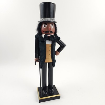African American Black Nutcracker Christmas Top Hat Glitter Holiday ...
