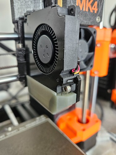 High temperature Prusa MK4 fan nozzle shroud R2 (LATEST) 160c HDT SLA ...
