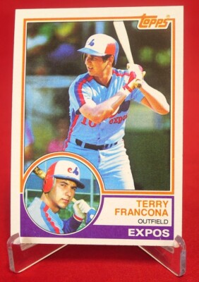 Terry Francona 1983 Baseball Card TOPPS #267 EX-MT | eBay