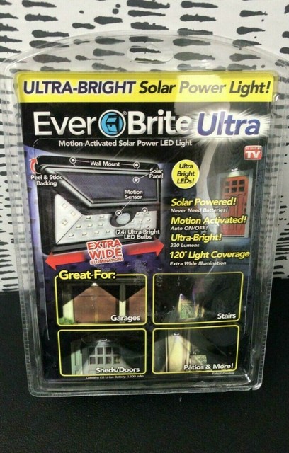 Ever Brite Motion Activated Outdoor Integrated LED Area Light With 24 ...