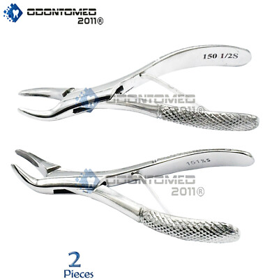 Set Of Dental Extracting Forceps #150 1/2s & 151 1/2s Surgical ...