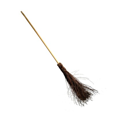 TRADITIONAL BESOM BROOM WITCHES BROOMSTICK GARDEN LEAF SWEEPING ...