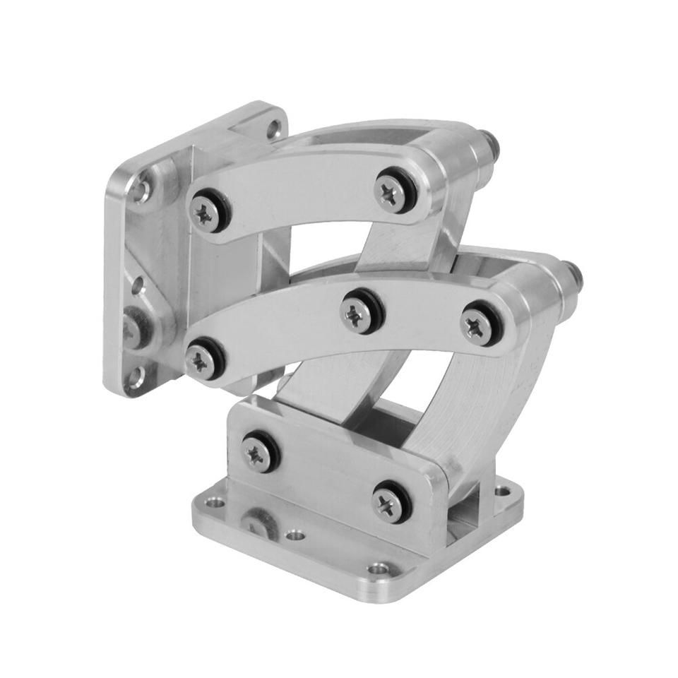 Hidden Scissor Hinge Aluminum-Large-Base Bracket Screws Bushings ...
