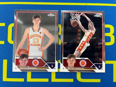 2023 Topps Chrome McDonald’s MATAS BUZELIS CARD LOT (2)! | eBay