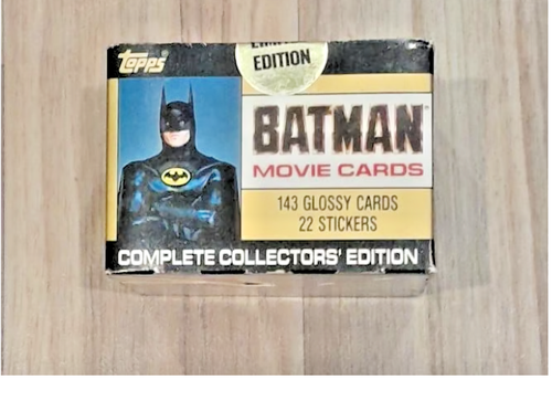 Topps 1989 Batman Movie Cards Complete Collectors Limited Edition Set ...