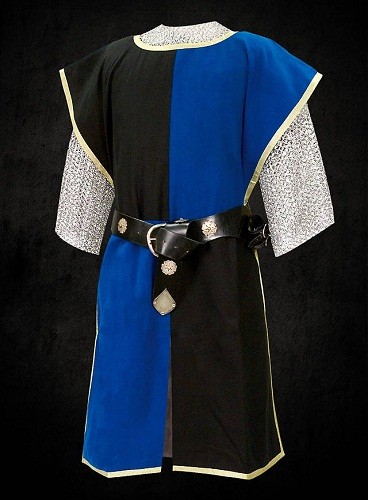 MEDIEVAL BLACK,YELLOW KNIGHT Tunic Surcoat Crusader Sleeveless ...