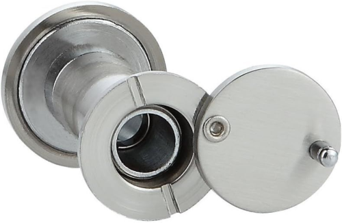 Forliggio Peephole Front Door Viewer with Privacy Cover, One-Way Satin ...