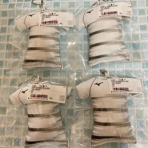 Mizuno Tennis Uniform Keychain Set 4pcs Polyester Japan 4 inches Used ...