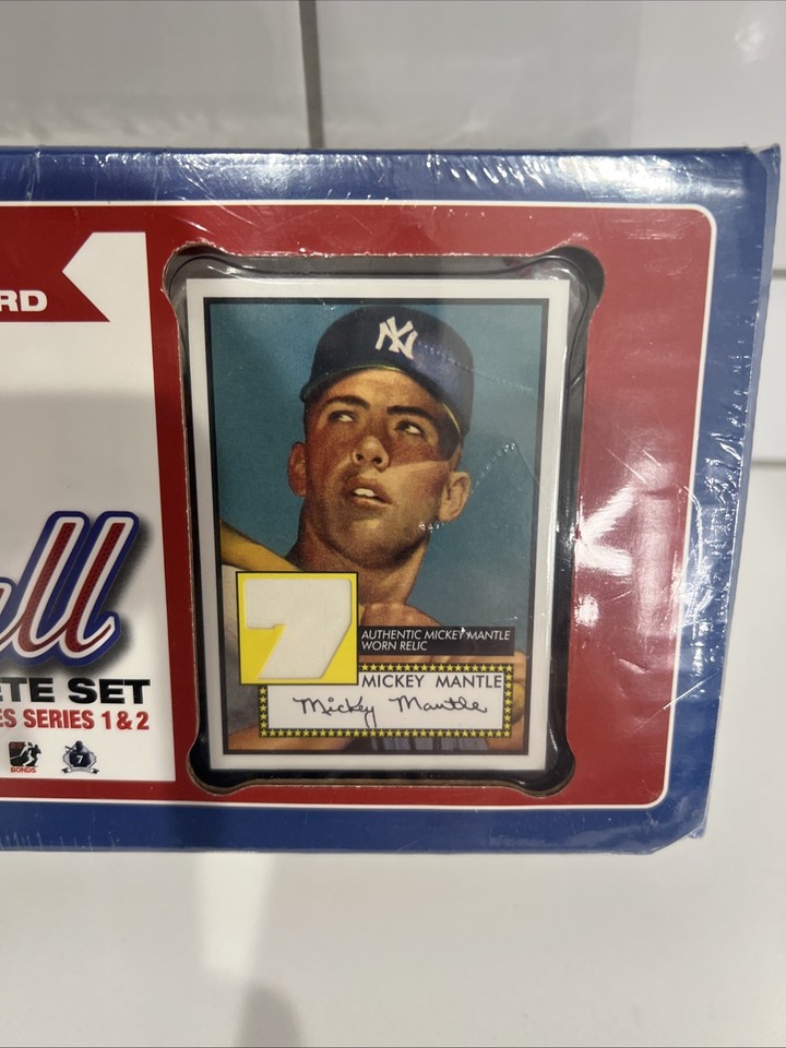 2006 Topps Baseball Complete Factory Sealed Set Mickey Mantle Relic ...
