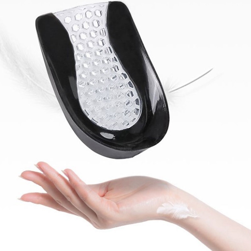 Honeycomb Silicone Gel Insoles for Spur Plantar Heel Shoe Cushion Soles ...