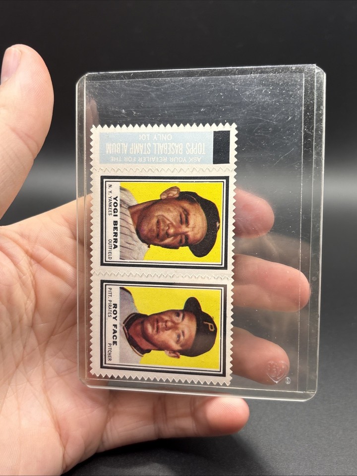 1962 TOPPS STAMP PANEL WITH TAB YOGI BERRA & ROY FACE SET BREAK | eBay