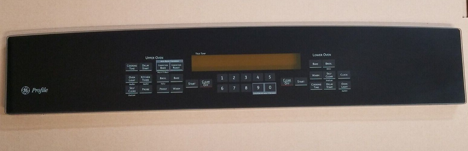 Part # WB36T11143 Genuine OEM GE DOUBLE Wall Oven CONTROL PANEL (no ...
