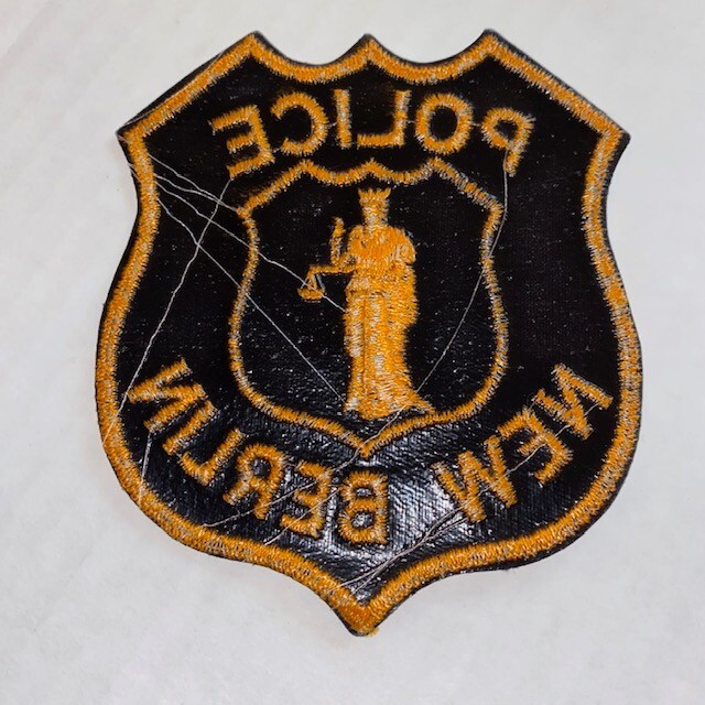 New Berlin Wisconsin WI Police Patch Black | eBay