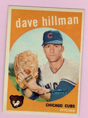 1959 Topps Dave Hillman #319 Chicago Cubs VG (CVG) | eBay