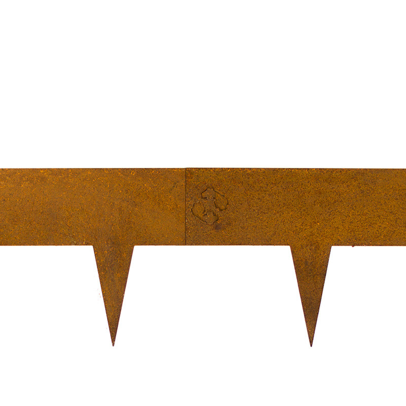 Corten Garden Lawn Edging Metal Border Edge [Multi Edge] 1m x17,5cm ...
