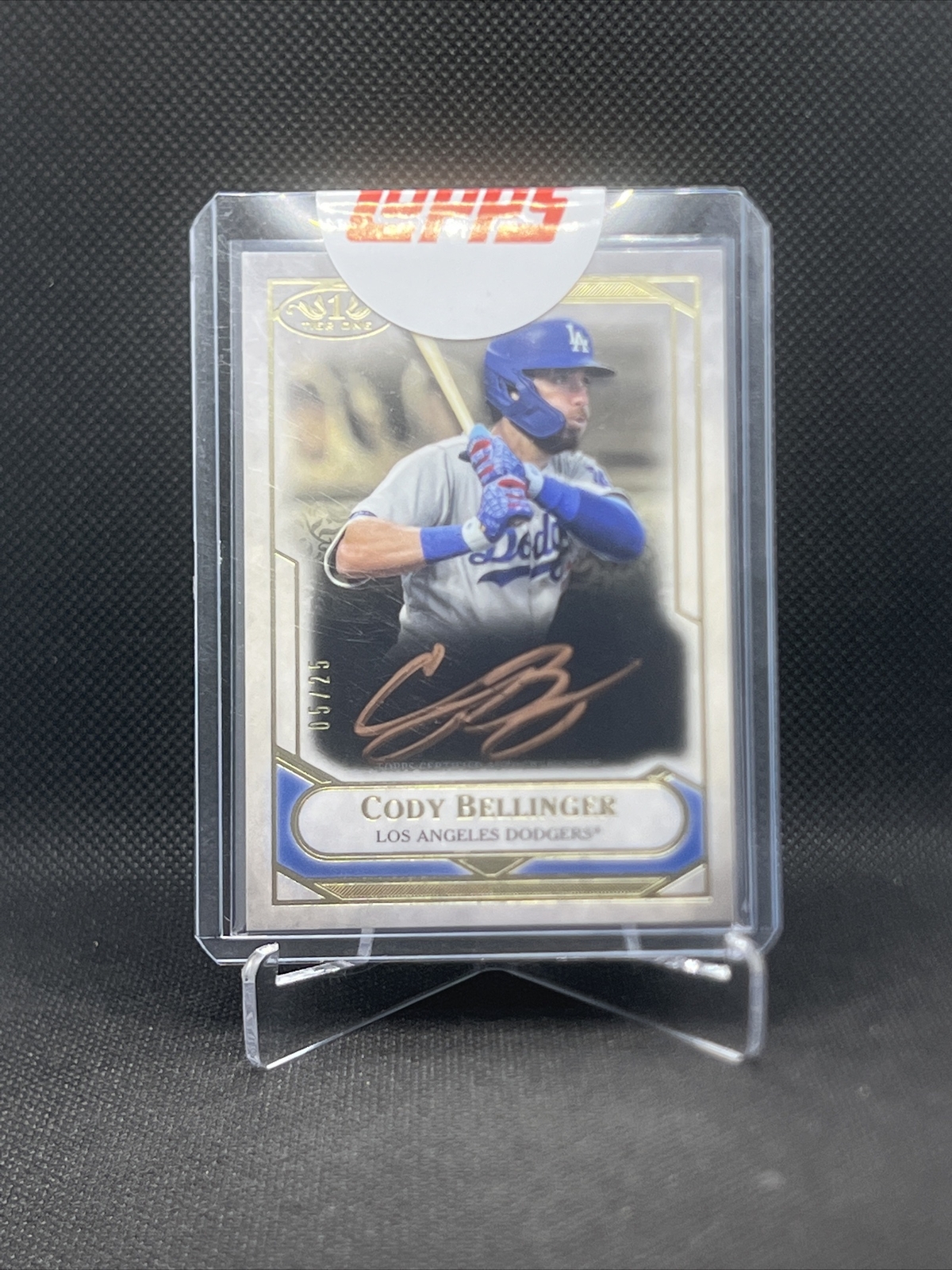 2021 Topps Tier One Cody Bellinger Gold Ink Auto /25 Dodgers | eBay