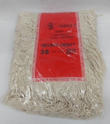 Qty/9 Triple S 37251 Special Endless 36" Infinity Twist Dust Mop 3 ...