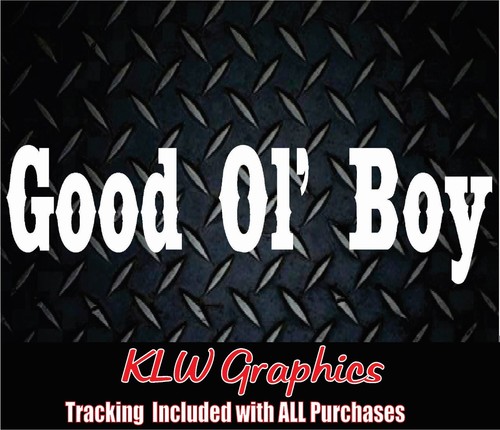 Good Ol' Boy Decal Sticker Car Duramax Turbo Diesel Truck 6.7L 6.6L ...