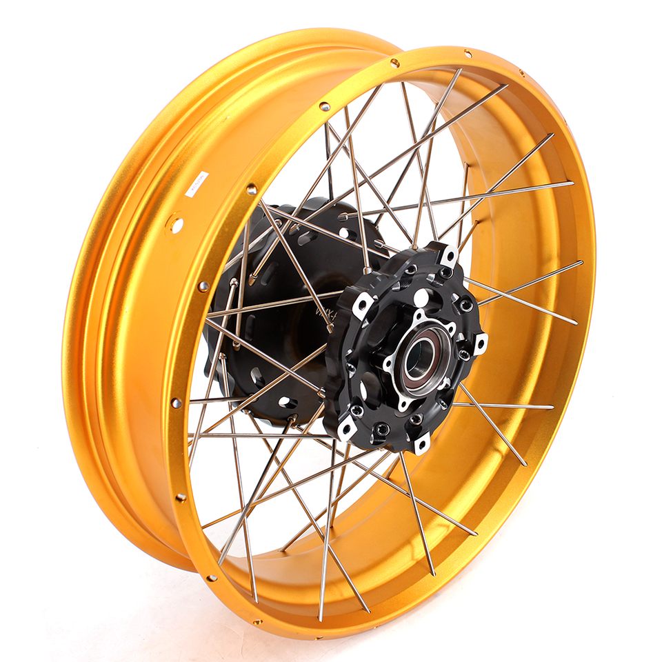 VMX 19in./17in. Tubeless Spoke Wheels Fit For BMW F750GS 2019-2024 Gold ...
