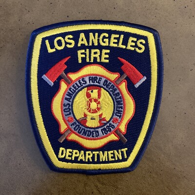 City of Los Angeles Fire Department Department Shoulder Patch | eBay
