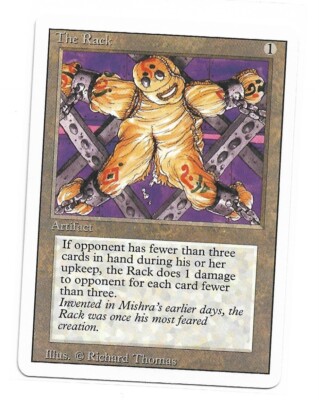 Magic the Gathering ~ MTG ~ 1x The Rack ~ 3rd Edition ~ M/NM ~ REVISED ...