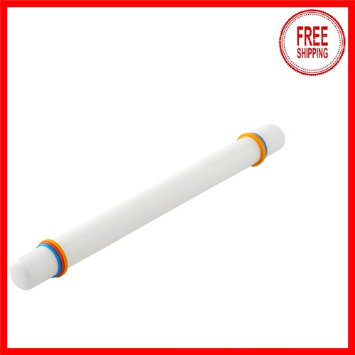 Versatile Fondant Rolling Pin with Guide Rings: Perfect for All Baking ...