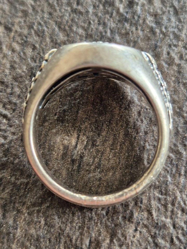 Thomas Sabo Ring Cross Black Stone Size 54 | eBay UK