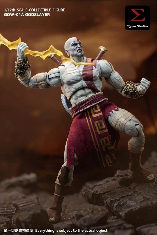 NEW SIGMA STUDIOS GOW-01A The God Kratos Ghost of War 1/12 Action ...