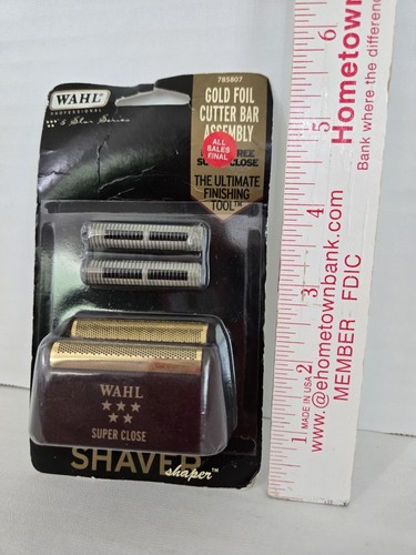 WAHL Shaver Gold Foil Cutter Bar Assembly Finishing Tool 785807 FREE ...