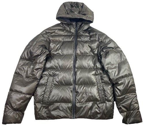 Uniqlo Ultra Light Filling Down Brown Shiny Volume Jacket Sz L Women’s ...