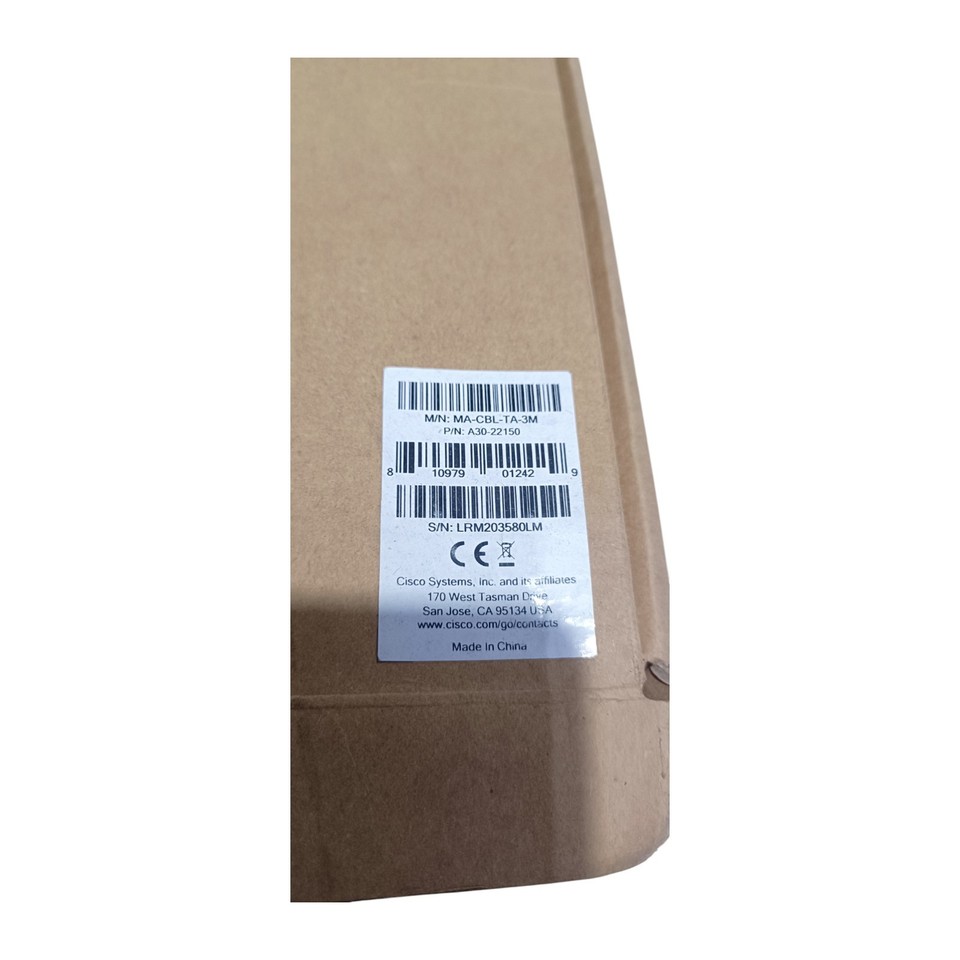 Cisco MA-CBL-TA-3M - Meraki SFP - Twinax DAC A30-22150 | eBay UK