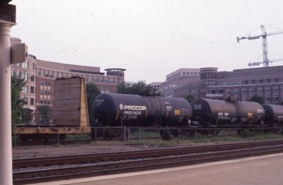 PROCOR PROX Railroad Train Tank Cars Rolling Stock Original Photo Slide ...