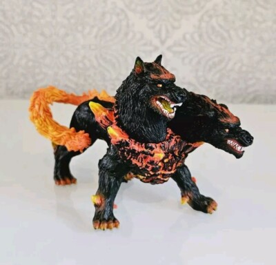 Schleich Lava Hellhound Cerberus Action Figure – Eldrador Creatures ...