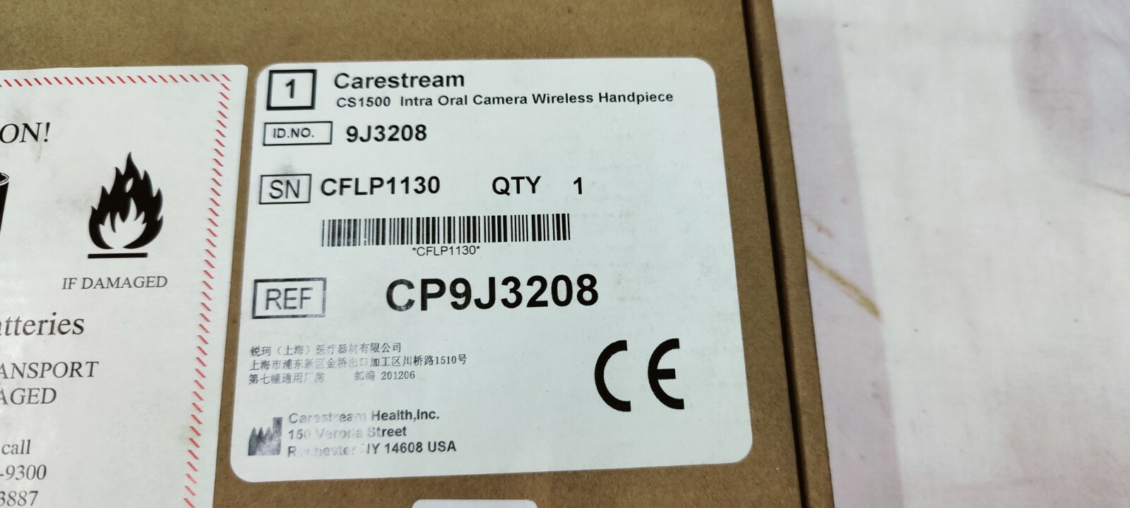 Carestream CS1500 Intraoral camera CS 1500 Wireless Handpiece | eBay