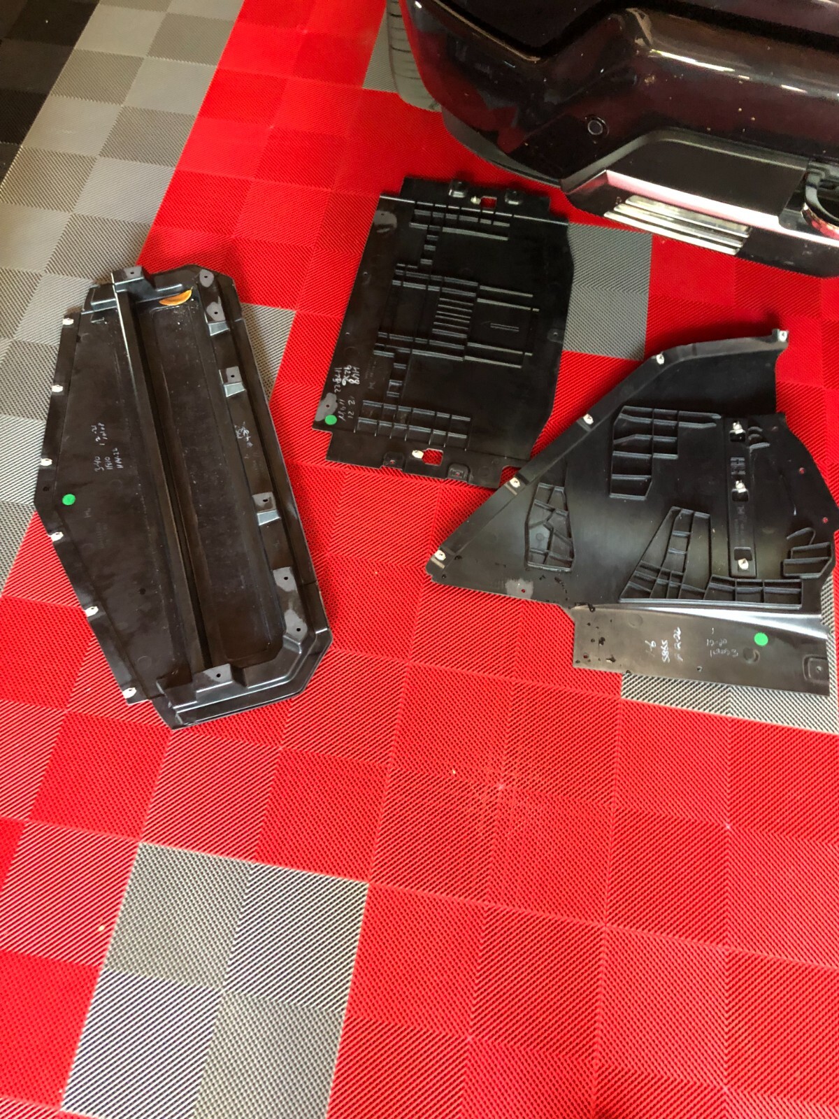 C8 Corvette Z06 Front Radiator Grill Guard Inserts ABS Plastic Fits ...