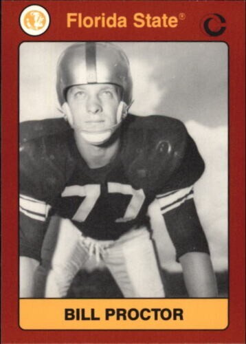 1990-91 Florida State Collegiate Collection Multi-Sport Card #128 Bill ...