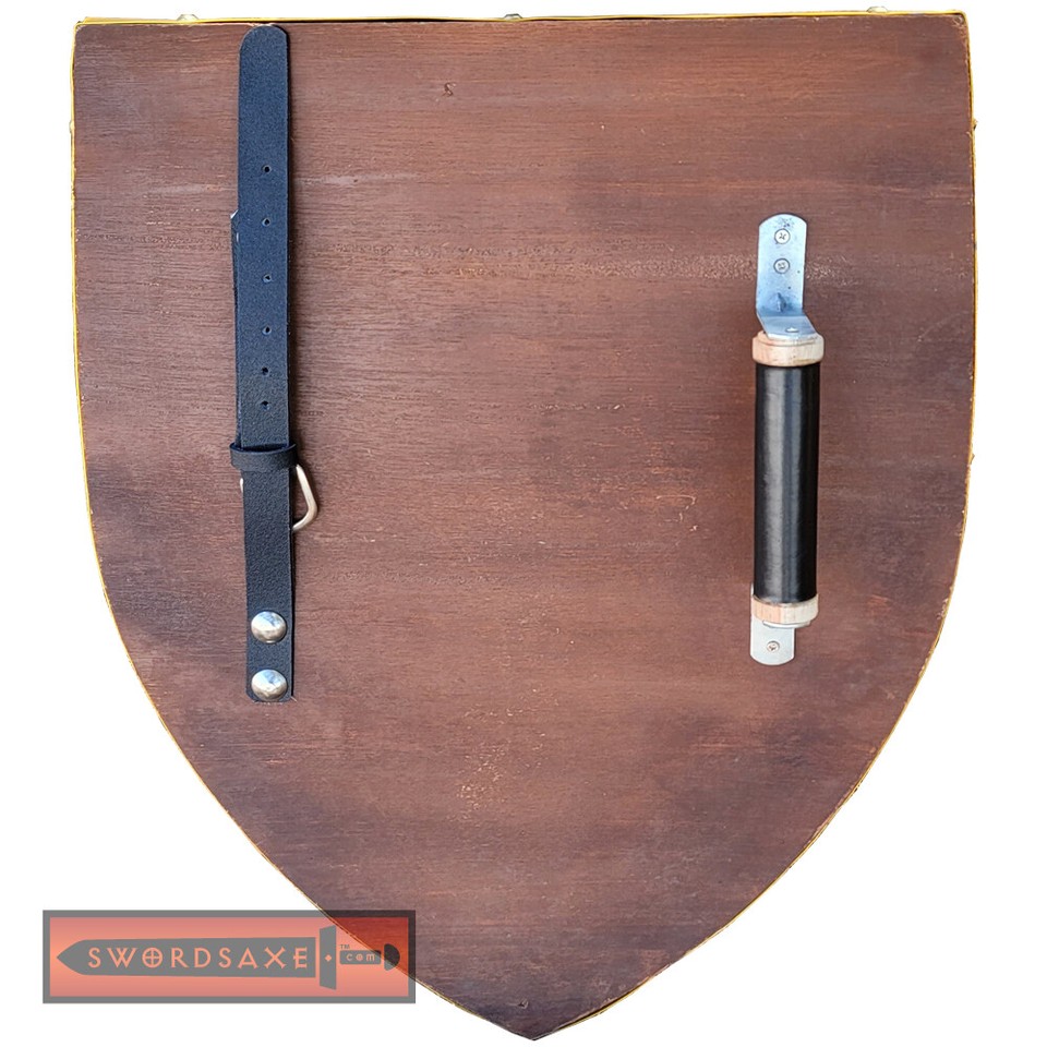 Royal Norse Odin Ragnar Wooden Viking Raider Kite Shield Iron Boss ...